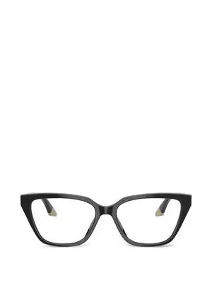 Emporio Armani Geometric Frame Glasses - Black