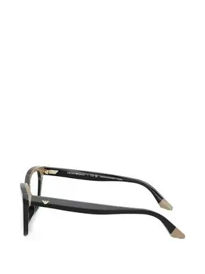 Emporio Armani Geometric Frame Glasses