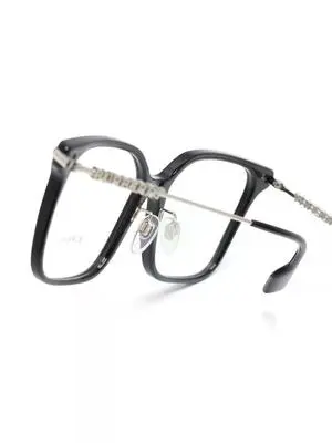Burberry Logo-plaque Square-frame Glasses