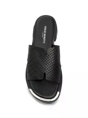 SERGIO MORETTI FIRENZE Woven Leather Sandals