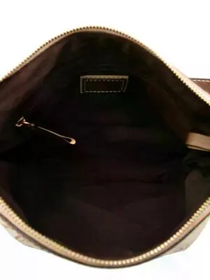 Loewe 160th Anniversary Canvas Shoulder Bag With Suede Trim