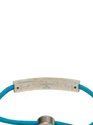 LOUIS VUITTON Nylon And Brass Space Bracelet