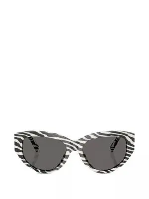 Dolce & Gabbana Zebra-print Cat-eye Sunglasses