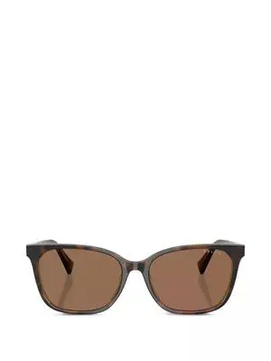 POLO RALPH LAUREN EYEWEAR Tortoiseshell Rectangle Sunglasses - Brown