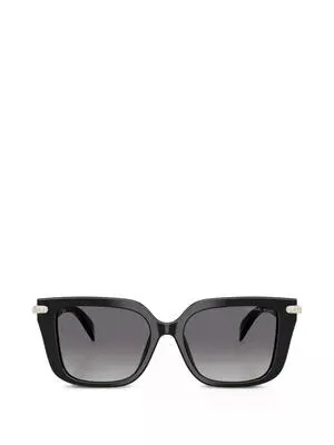 Michael Kors Santo Domingo Embellished Square Sunglasses - Black