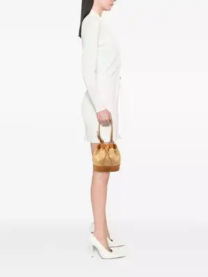 LOUIS VUITTON 2003 Monogram Mini Lin Noelie Bucket Bag