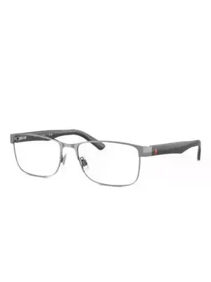 POLO RALPH LAUREN EYEWEAR Rectangle-frame Glasses - Grey