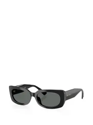 JIMMY CHOO Rectangle-frame Sunglasses