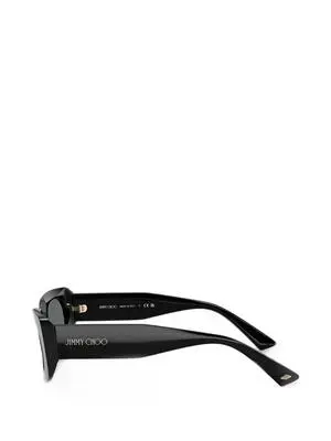 JIMMY CHOO Rectangle-frame Sunglasses