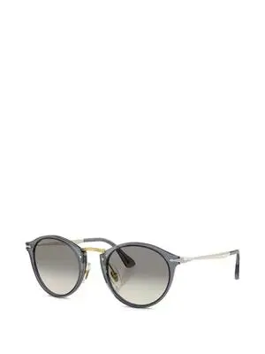 Persol Calligrapher Ocean Round Sunglasses