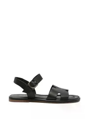 SERGIO MORETTI FIRENZE Leather Buckle-fastening Sandals