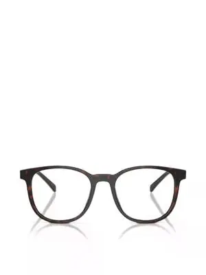 Prada Tortoiseshell-effect Round-frame Glasses - Brown