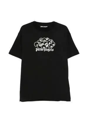 Palm Angels Pa Pool Graphic-print T-shirt - Black