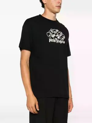 Palm Angels Pa Pool Graphic-print T-shirt - Black