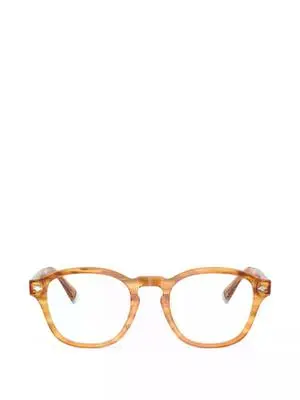Brunello Cucinelli Round-frame Glasses - Brown