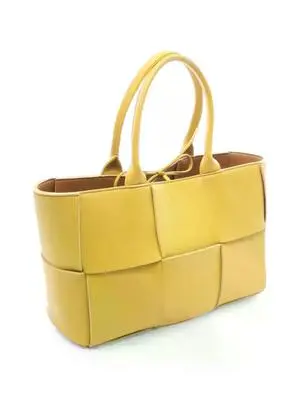 Bottega Veneta 2010s Arco Intrecciato Tote Bag - Yellow