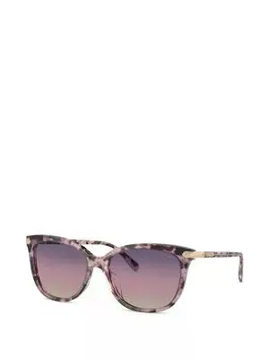 COACH Tortoiseshell-effect Cat-eye Sunglasses