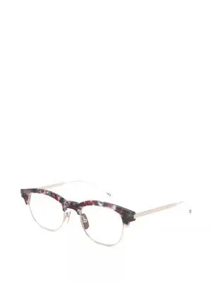 Thom Browne Round-frame Glasses - Gold