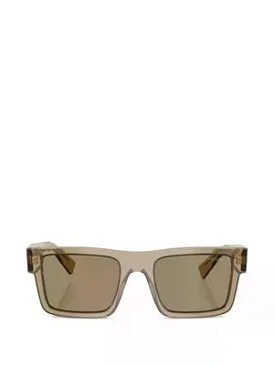 Prada Square-frame Sunglasses - Brown