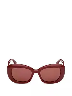 Max Mara Oval-frame Sunglasses - Red