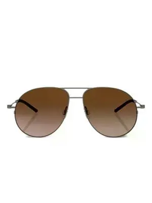 Moncler Round-frame Sunglasses - Grey