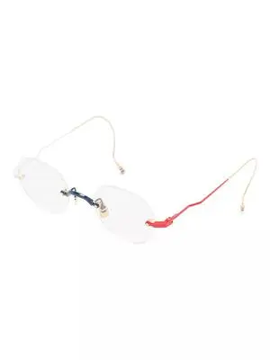 Thom Browne Rimless Round Glasses