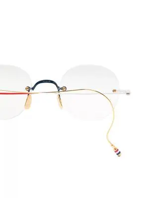 Thom Browne Rimless Round Glasses