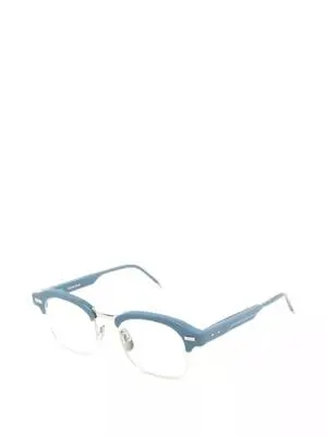 Thom Browne Browline-frame Glasses - Blue