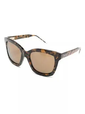 Thom Browne Square-frame Sunglasses - Brown