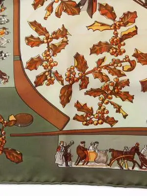 Hermès 2000s Neige D'antan Silk Scarf
