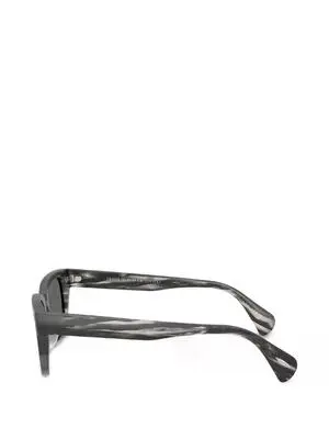 Oliver Spencer Ryce Square-frame Sunglasses - Grey