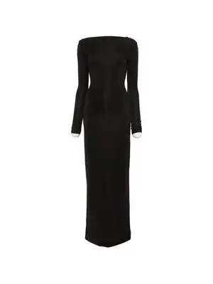 Cult Gaia Armand Long-sleeve Maxi Dress - Black