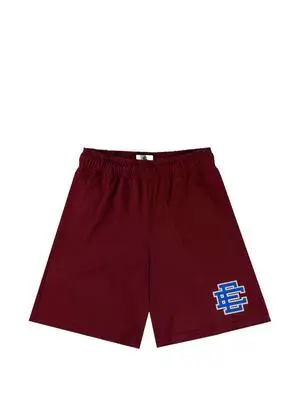 ERIC EMANUEL Logo-print Mesh Shorts - Red