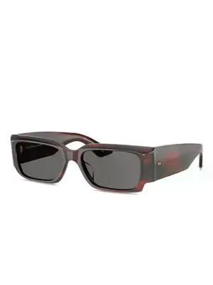 Oliver Spencer 1995c Rectangle-frame Sunglasses