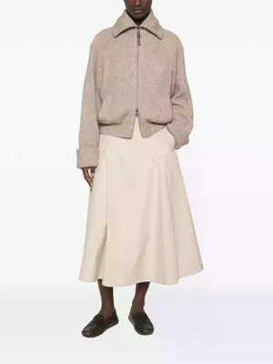 Brunello Cucinelli Ribbed-knit Zip-up Cardigan