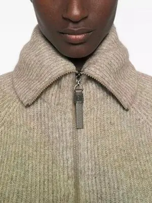 Brunello Cucinelli Ribbed-knit Zip-up Cardigan