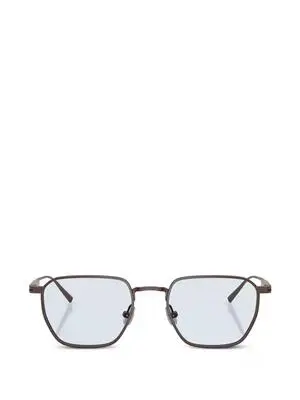Brunello Cucinelli Tyler Geometric-frame Glasses - Brown