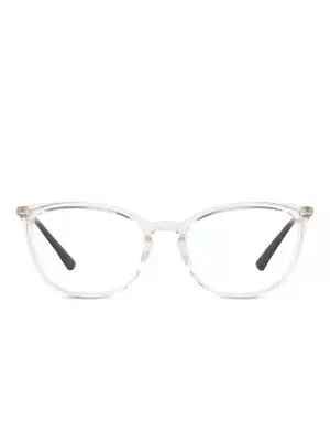 VOGUE EYEWEAR Oval Frame Eyeglasses - White