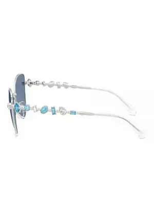 SWAROVSKI Embellished Cat-eye Sunglasses