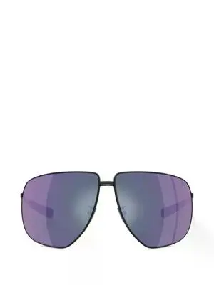 Moncler Geometic-frame Sunglasses - Black