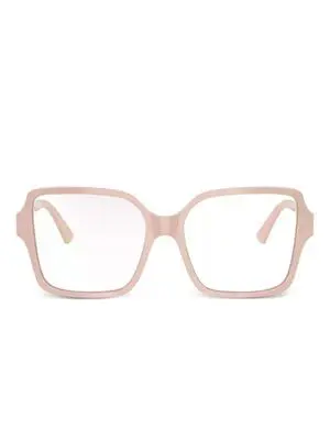 JIMMY CHOO Jc3027 Square-frame Glasses - Pink