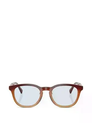 Brunello Cucinelli Casablanca Round-frame Glasses - Brown