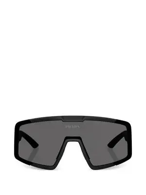 Prada Shield-frame Sunglasses - Black