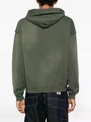 DIESEL® Logo-embroidered Hoodie - Green