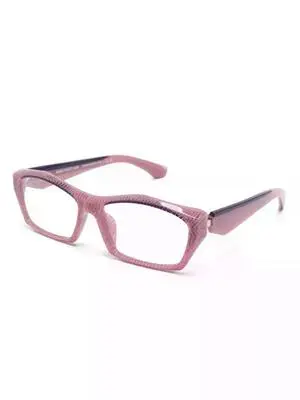 ALAIN MIKLI Rectangle-frame Glasses