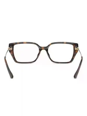 Michael Kors Crete Square-frame Glasses - Brown