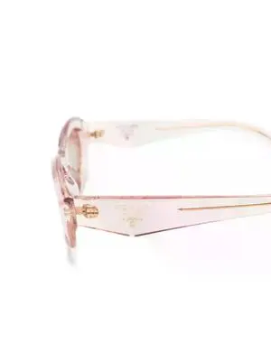Prada Oval Frame Sunglasses