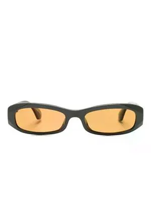 ALAIN MIKLI Rectangle-frame Sunglasses - Green