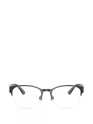 POLO RALPH LAUREN EYEWEAR Half-rim Round-frame Glasses - Blue