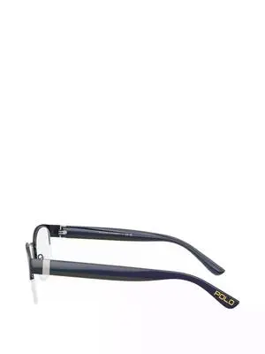 POLO RALPH LAUREN EYEWEAR Half-rim Round Frame Glasses